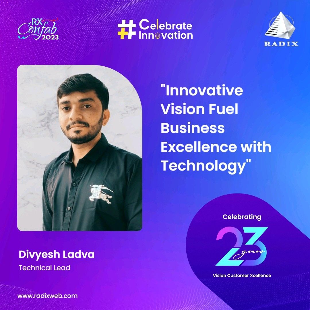 Divyesh Ladva on LinkedIn: #celebrateinnovation #rxconfab2023 # ... Divyesh Ladva on LinkedIn: #celebrateinnovation #rxconfab2023 # ...