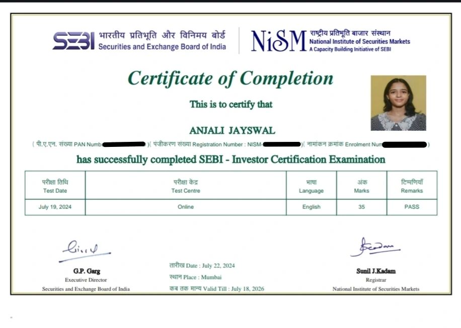 Anjali Jaiswal on LinkedIn: I am happy to announce that I have ... Anjali Jaiswal on LinkedIn: I am happy to announce that I have ...