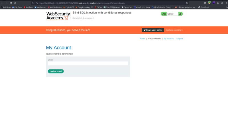 Amah Amah on LinkedIn: Blind SQL injection What is blind SQL injection ... Amah Amah on LinkedIn: Blind SQL injection What is blind SQL injection ...