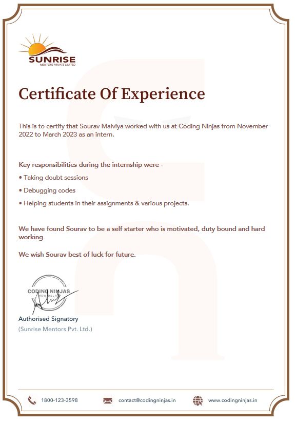 Sourav Malviya on LinkedIn: #codingninjas #coding #nodejs #mernstack # ... Sourav Malviya on LinkedIn: #codingninjas #coding #nodejs #mernstack # ...