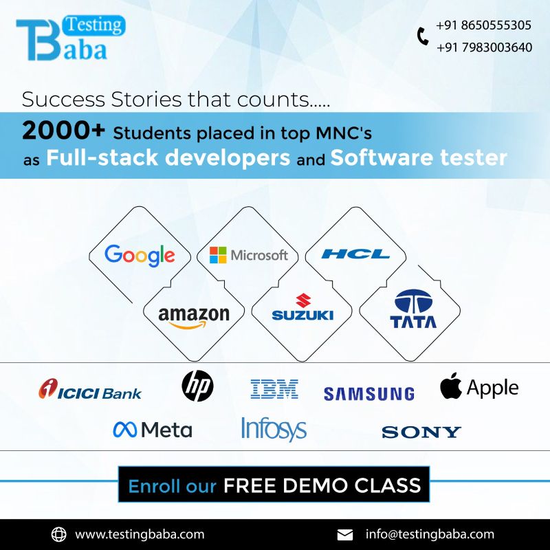 Testing Baba on LinkedIn: #testingbaba #fullstackdevelopers # ... Testing Baba on LinkedIn: #testingbaba #fullstackdevelopers # ...