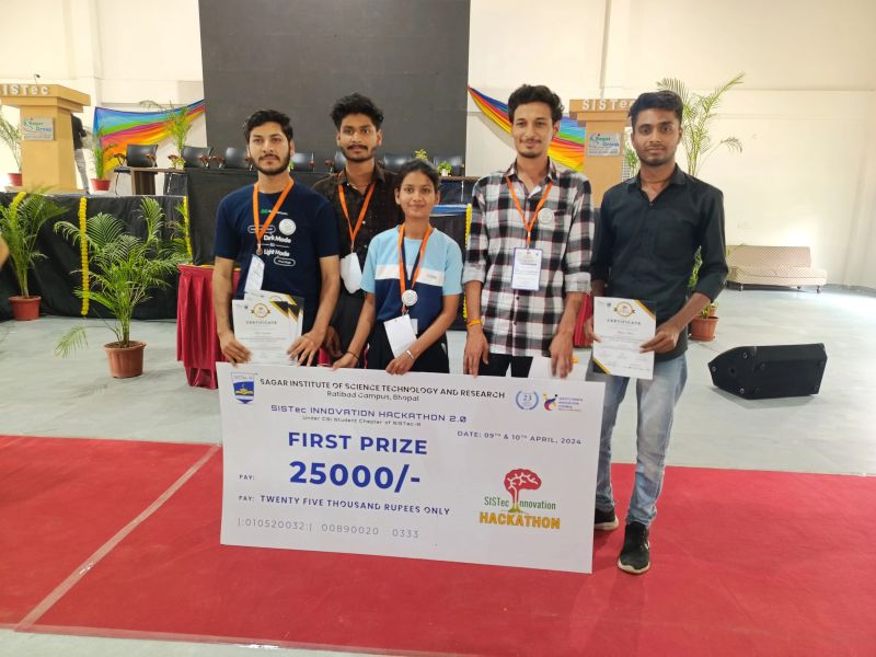 Sourabh Verma on LinkedIn: #sistecinnovationhackathon #sih #innovation ... Sourabh Verma on LinkedIn: #sistecinnovationhackathon #sih #innovation ...