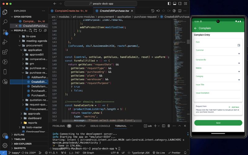 Our project with Complain Form and React Native | MD. KHAIRUL BASHAR ... Our project with Complain Form and React Native | MD. KHAIRUL BASHAR ...