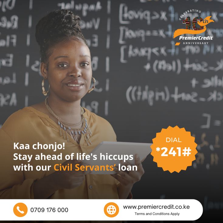 Premier Credit Kenya on LinkedIn: Bills sorted, smile restored ... Premier Credit Kenya on LinkedIn: Bills sorted, smile restored ...