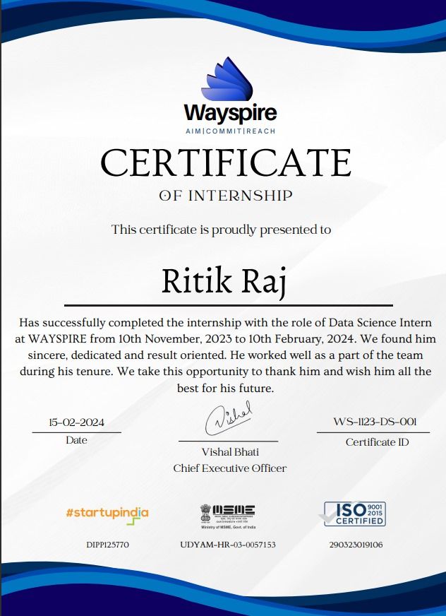 RITIK Raj on LinkedIn: #datascience RITIK Raj on LinkedIn: #datascience