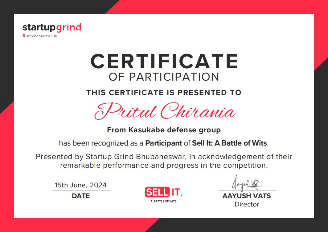 pritul chirania on LinkedIn: #startupgrind #sellit #entrepreneurship # ... pritul chirania on LinkedIn: #startupgrind #sellit #entrepreneurship # ...