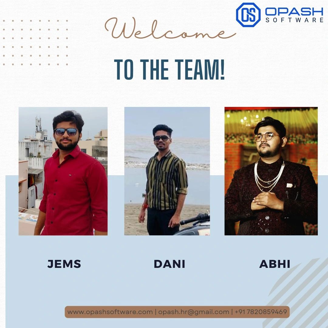 Opash Software on LinkedIn: #developer #software #interns #newjoining # ... Opash Software on LinkedIn: #developer #software #interns #newjoining # ...