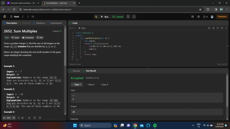 Khushi Kashyap on LinkedIn: #4th #100dayscodingchallange #leetcode # ... Khushi Kashyap on LinkedIn: #4th #100dayscodingchallange #leetcode # ...