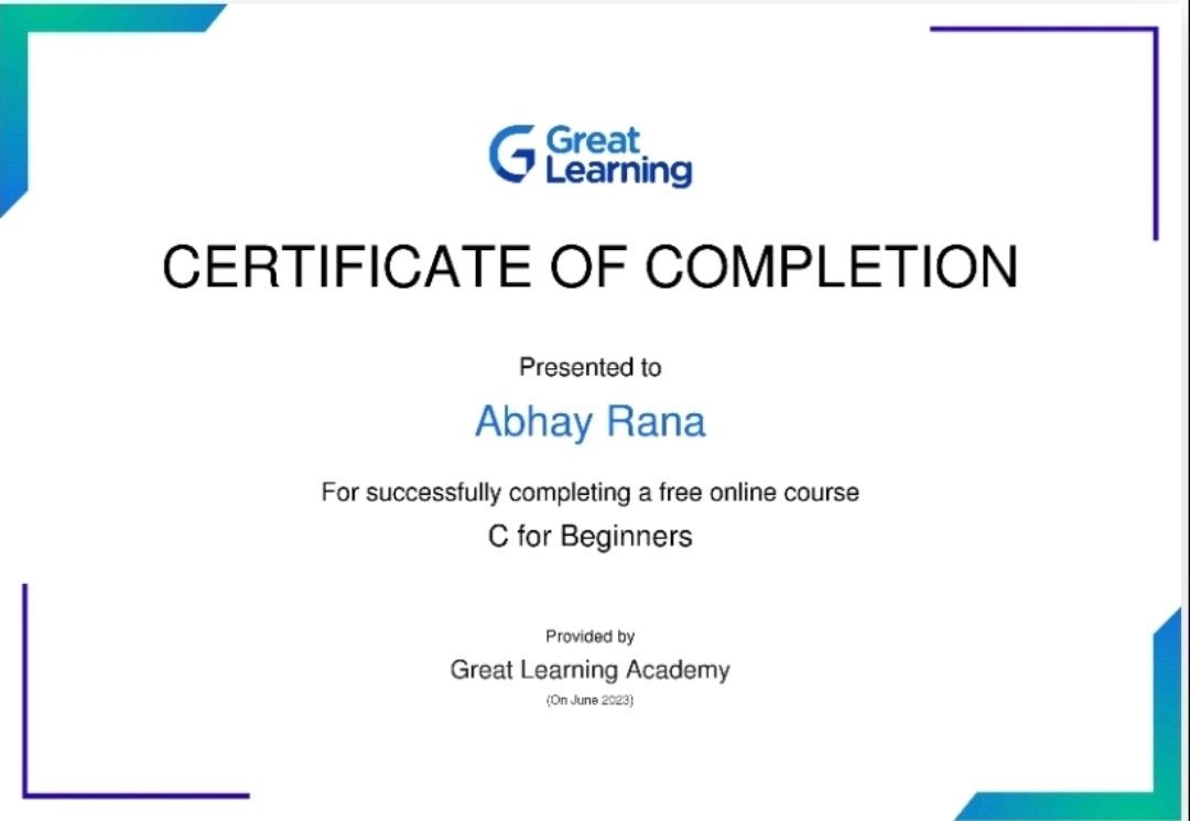 Abhay Rana on LinkedIn: #greatlearningacademy #greatlearning # ... Abhay Rana on LinkedIn: #greatlearningacademy #greatlearning # ...