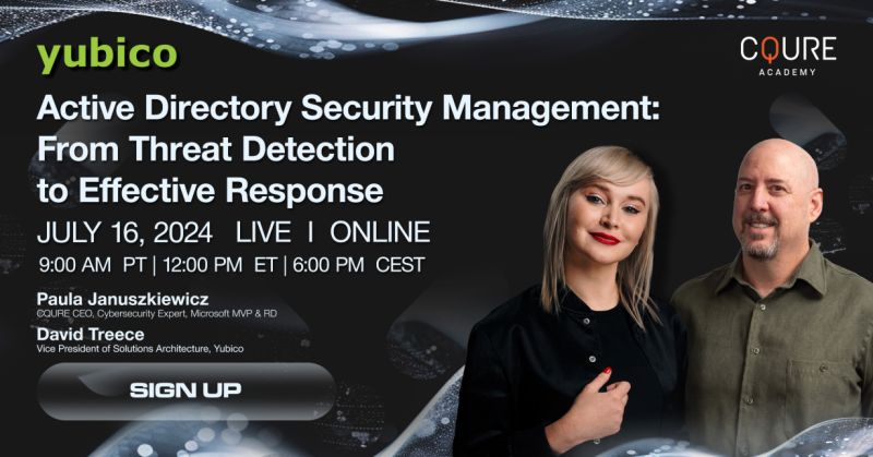 CQURE Academy on LinkedIn: #staycqure #yubico #cqure #activedirectory # ... CQURE Academy on LinkedIn: #staycqure #yubico #cqure #activedirectory # ...