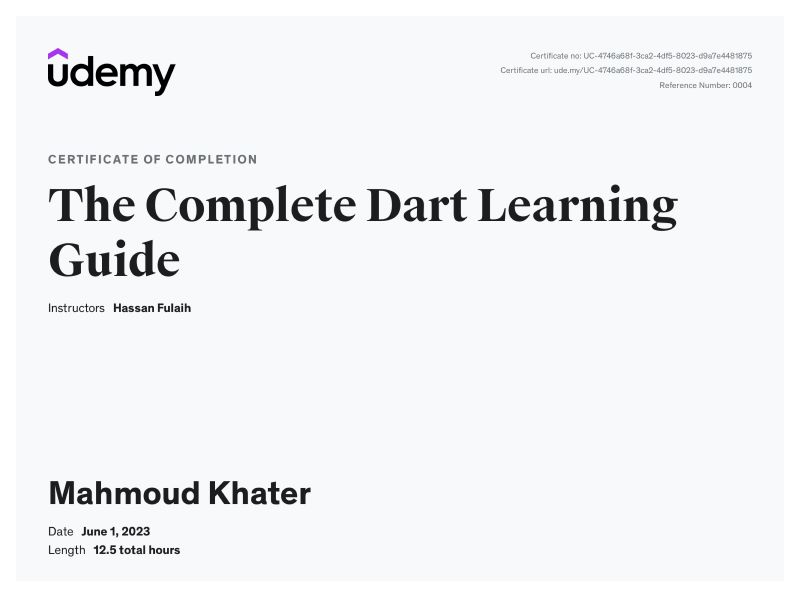 Mahmoud Khater on LinkedIn: #dart #flutter Mahmoud Khater on LinkedIn: #dart #flutter