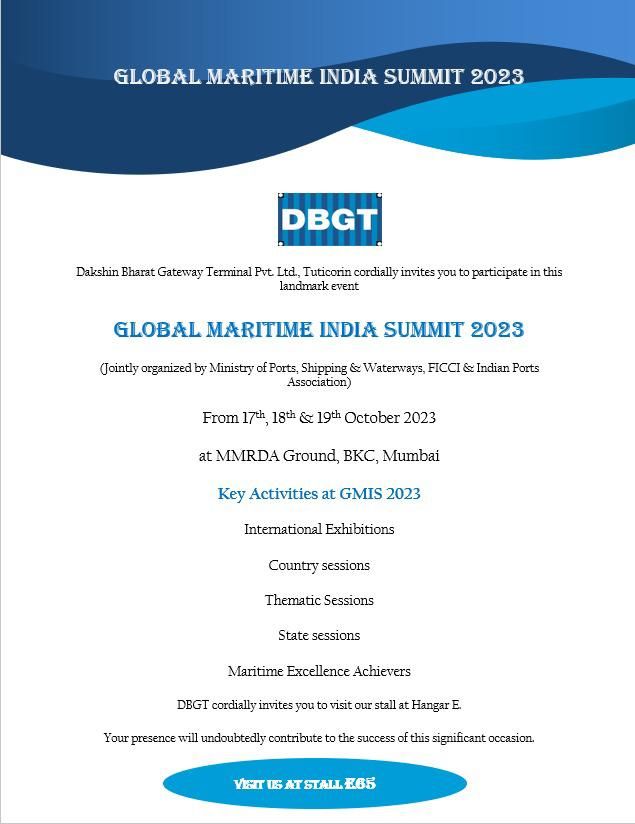 DAKSHIN BHARAT GATEWAY TERMINAL PRIVATE LIMITED on LinkedIn: #gims2023 ... DAKSHIN BHARAT GATEWAY TERMINAL PRIVATE LIMITED on LinkedIn: #gims2023 ...