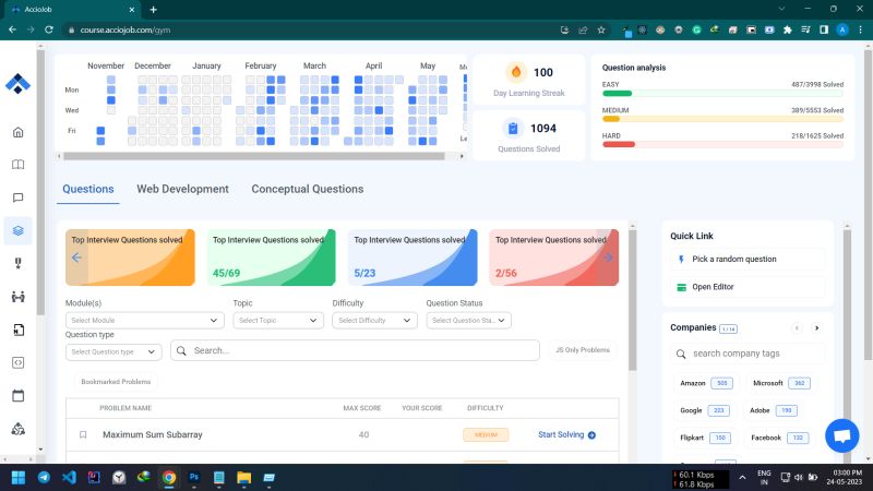 Ayush Raj on LinkedIn: #100_days_of_coding #acciojob Ayush Raj on LinkedIn: #100_days_of_coding #acciojob