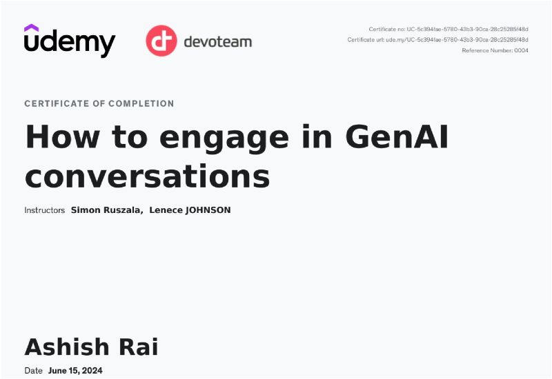 Ashish Rai on LinkedIn: #genai #ai Ashish Rai on LinkedIn: #genai #ai