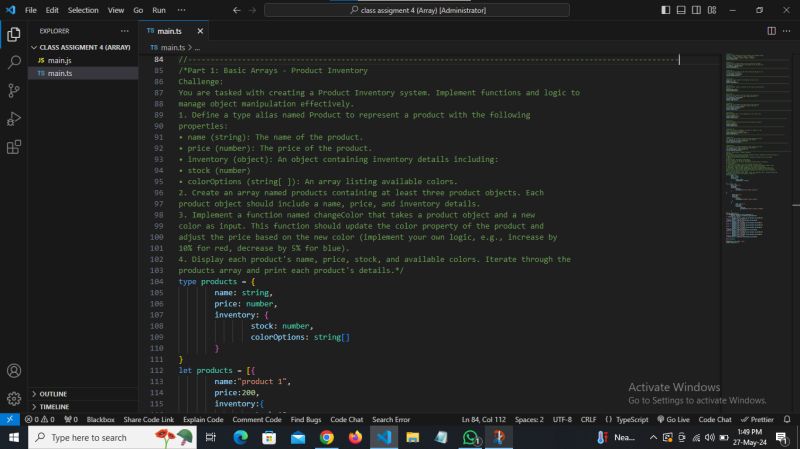 Saniya Kanwal on LinkedIn: #codingjourney #array #assigment #giaic Saniya Kanwal on LinkedIn: #codingjourney #array #assigment #giaic