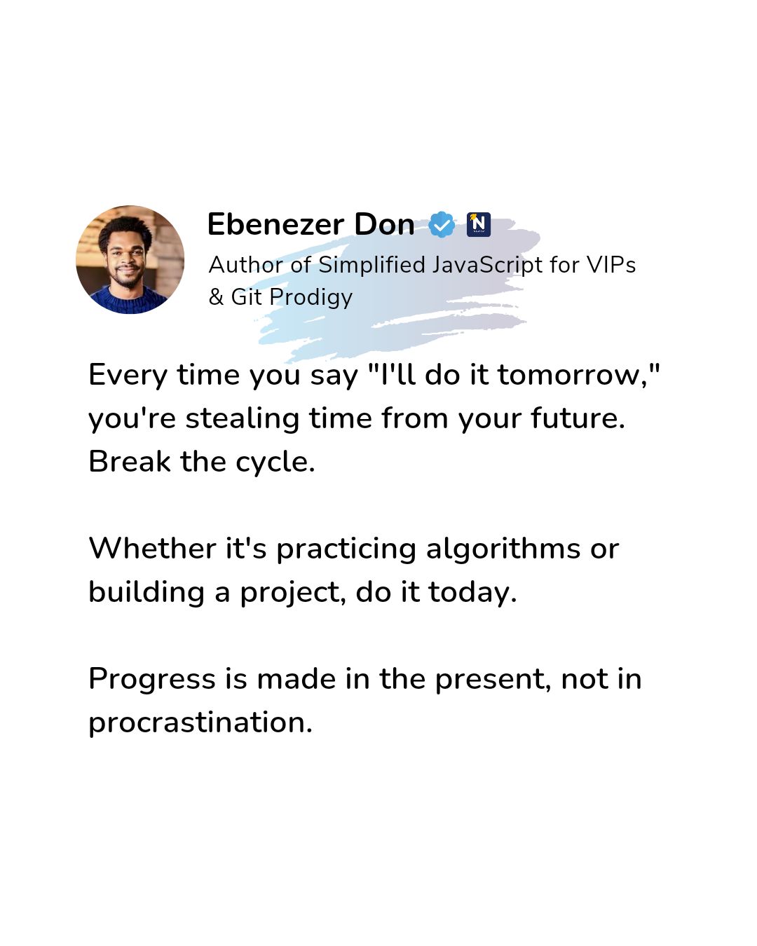 Ebenezer Don on LinkedIn: #programming #softwareengineering #javascript Ebenezer Don on LinkedIn: #programming #softwareengineering #javascript