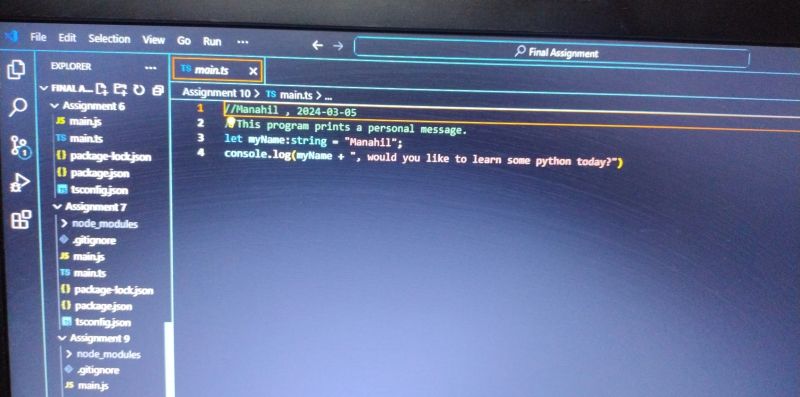 MANAHIL AFAQ on LinkedIn: #100daysofcodingchallenge #typescript # ... MANAHIL AFAQ on LinkedIn: #100daysofcodingchallenge #typescript # ...