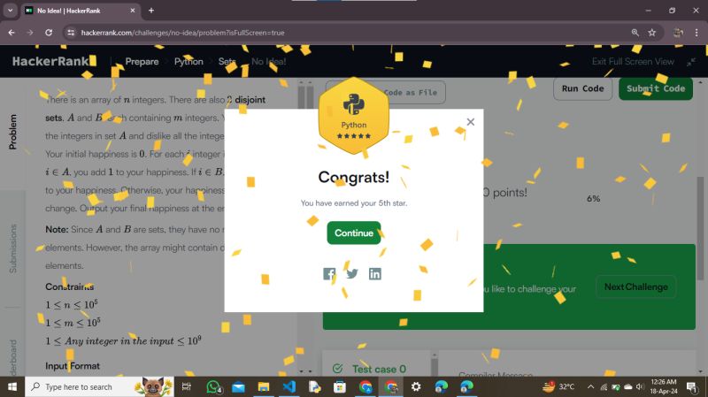 Aman Kumar Gupta on LinkedIn: #python #hackerrank #certified Aman Kumar Gupta on LinkedIn: #python #hackerrank #certified