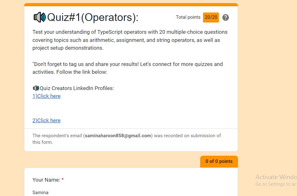 Samina Haroon on LinkedIn: #programming #learning #modules #quizcompletion Samina Haroon on LinkedIn: #programming #learning #modules #quizcompletion