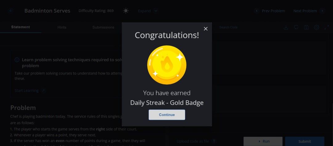 Kinjal Bisen on LinkedIn: #codechef #cplusplus Kinjal Bisen on LinkedIn: #codechef #cplusplus