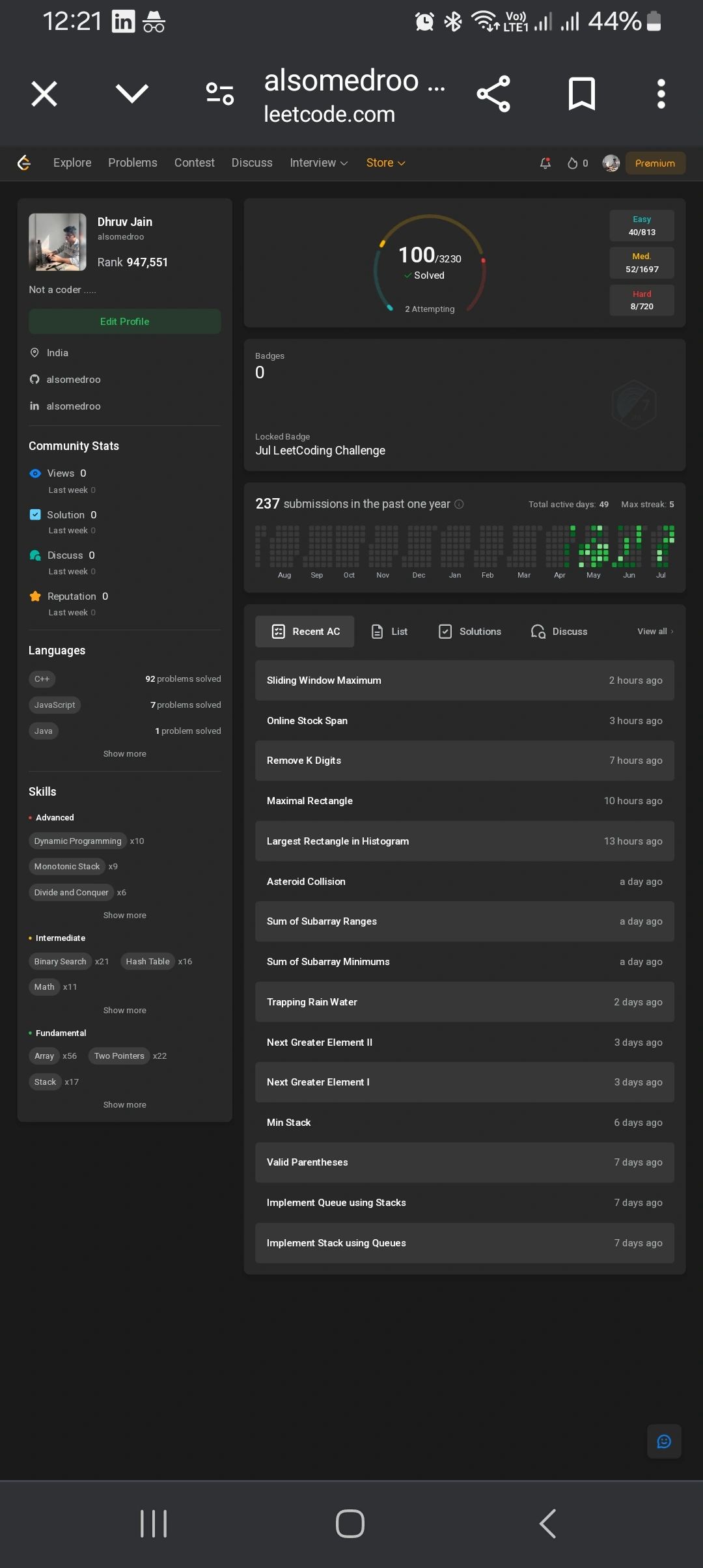 Dhruv Jain on LinkedIn: #leetcode #dsa #coding #programming # ... Dhruv Jain on LinkedIn: #leetcode #dsa #coding #programming # ...