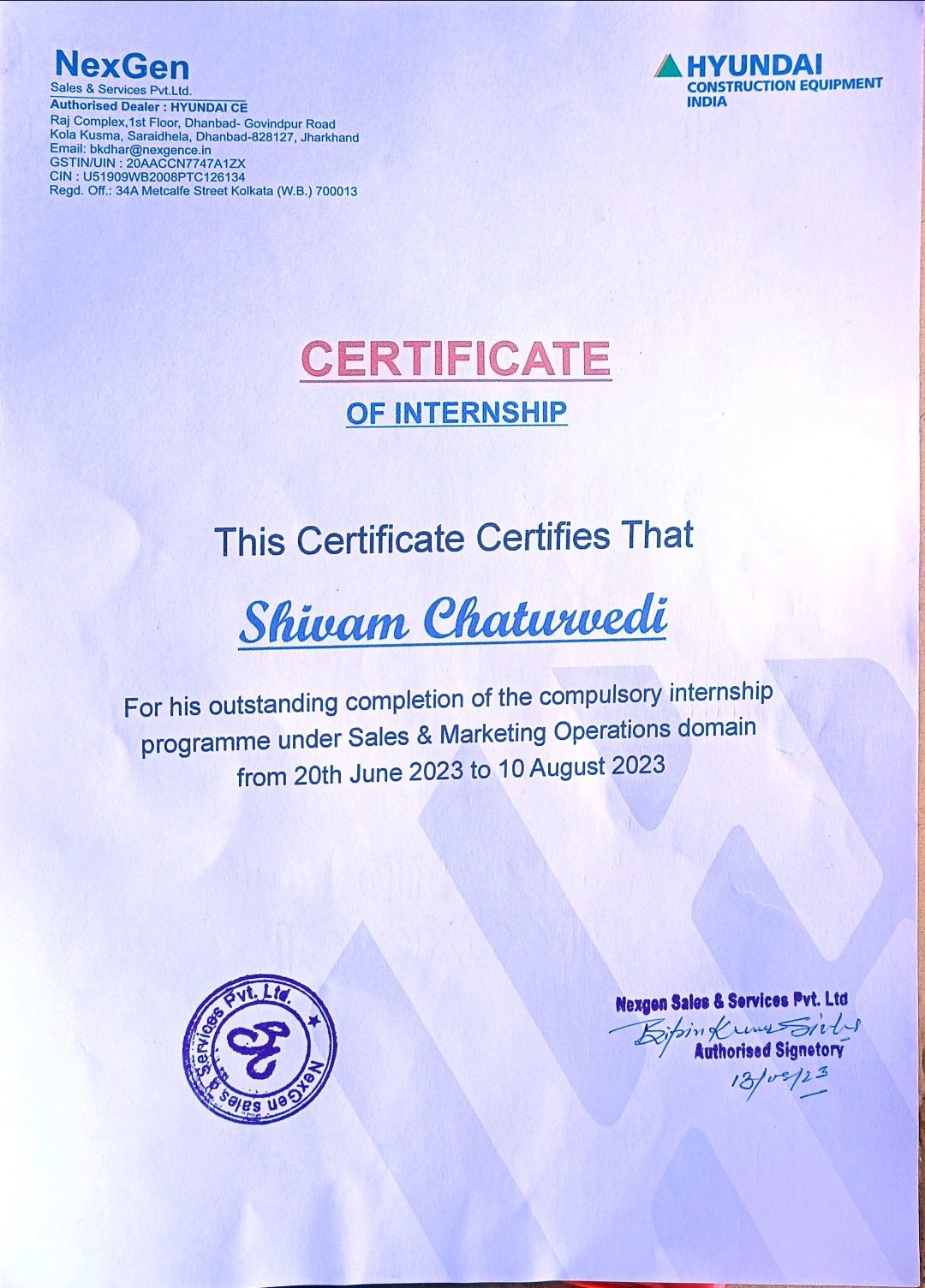 Shivam Chaturvedi on LinkedIn: Hello connections, I am delighted to ... Shivam Chaturvedi on LinkedIn: Hello connections, I am delighted to ...
