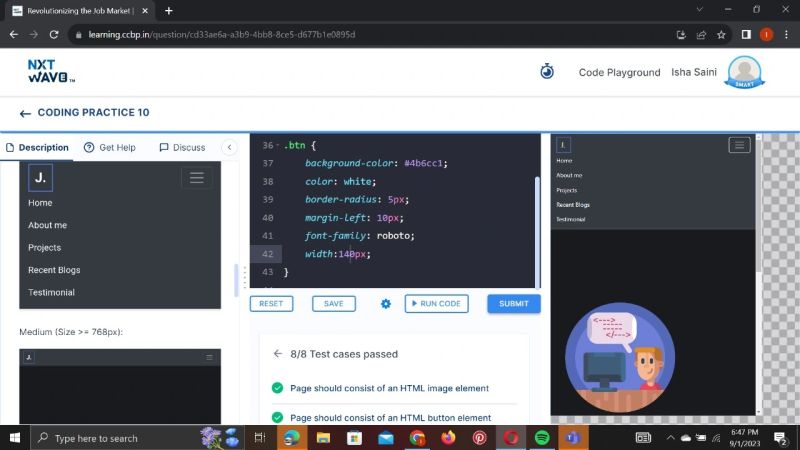 Isha Saini on LinkedIn: #coding #codinglife #responsivewebsite # ... Isha Saini on LinkedIn: #coding #codinglife #responsivewebsite # ...