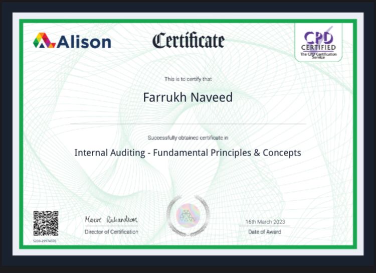 Farrukh Naveed on LinkedIn: Completed an Online Certification from ... Farrukh Naveed on LinkedIn: Completed an Online Certification from ...