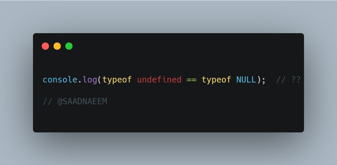 Saad Naeem on LinkedIn: #javascriptchallanges #javascript # ... Saad Naeem on LinkedIn: #javascriptchallanges #javascript # ...