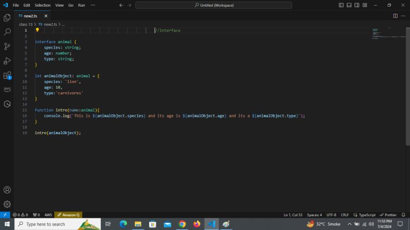 Hammad Mehmood on LinkedIn: #typescript #interfaces #programming # ... Hammad Mehmood on LinkedIn: #typescript #interfaces #programming # ...