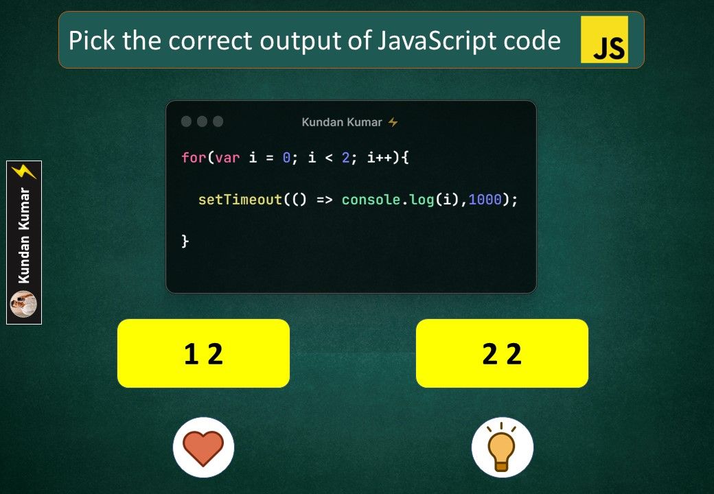 Kundan K. on LinkedIn: #javascript #webdevelopment #programming Kundan K. on LinkedIn: #javascript #webdevelopment #programming