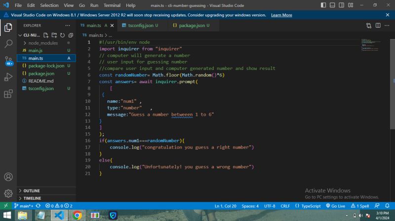 Muhammad Shoaib on LinkedIn: #javascript #nodejs #inquirer # ... Muhammad Shoaib on LinkedIn: #javascript #nodejs #inquirer # ...