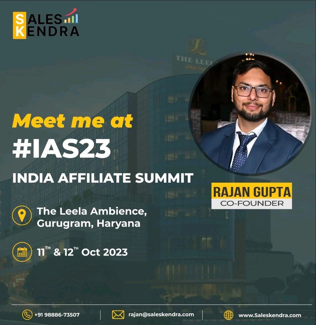 Rajan Gupta on LinkedIn: #ias2023 #saleskendra | 10 comments Rajan Gupta on LinkedIn: #ias2023 #saleskendra | 10 comments