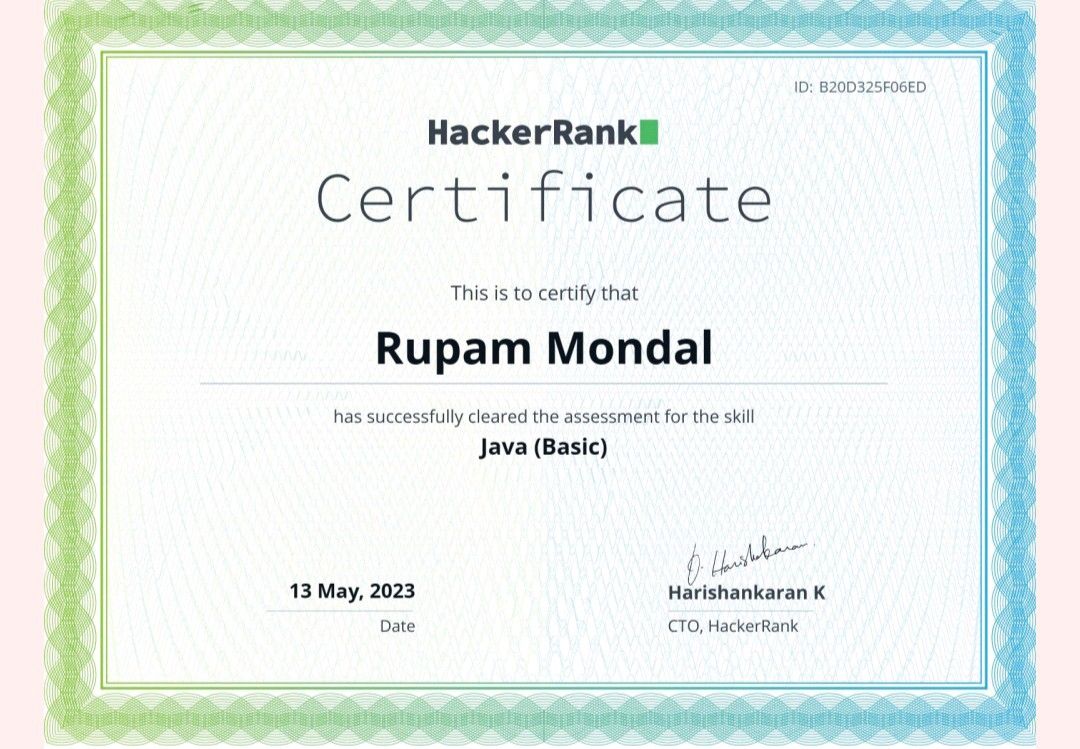 Rupam Mondal on LinkedIn: #hackerrank #focusiskey #dsa #coding #java # ... Rupam Mondal on LinkedIn: #hackerrank #focusiskey #dsa #coding #java # ...