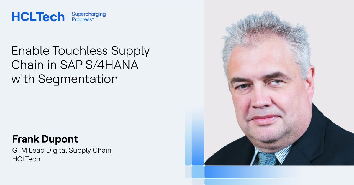 HCLTech - SAP Practice on LinkedIn: SAP Demand and Supply Segmentation ... HCLTech - SAP Practice on LinkedIn: SAP Demand and Supply Segmentation ...