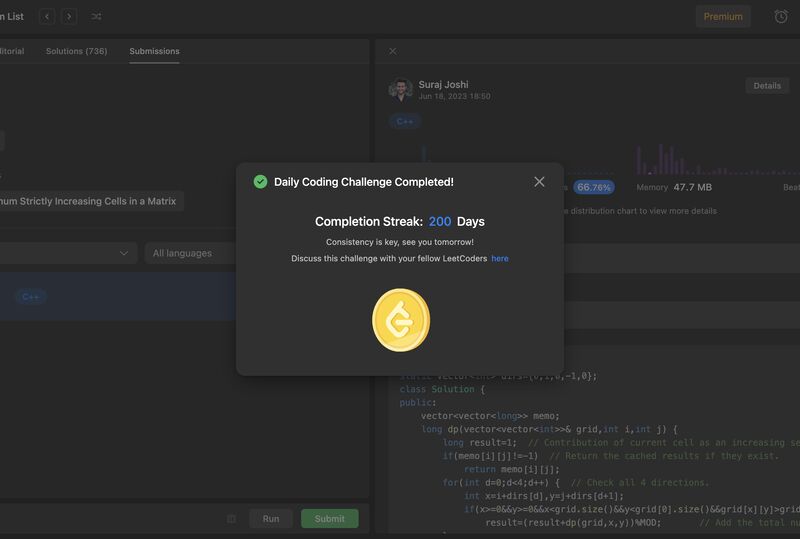 Suraj Joshi on LinkedIn: #connections #coding #leetcode #dailychallenge ... Suraj Joshi on LinkedIn: #connections #coding #leetcode #dailychallenge ...
