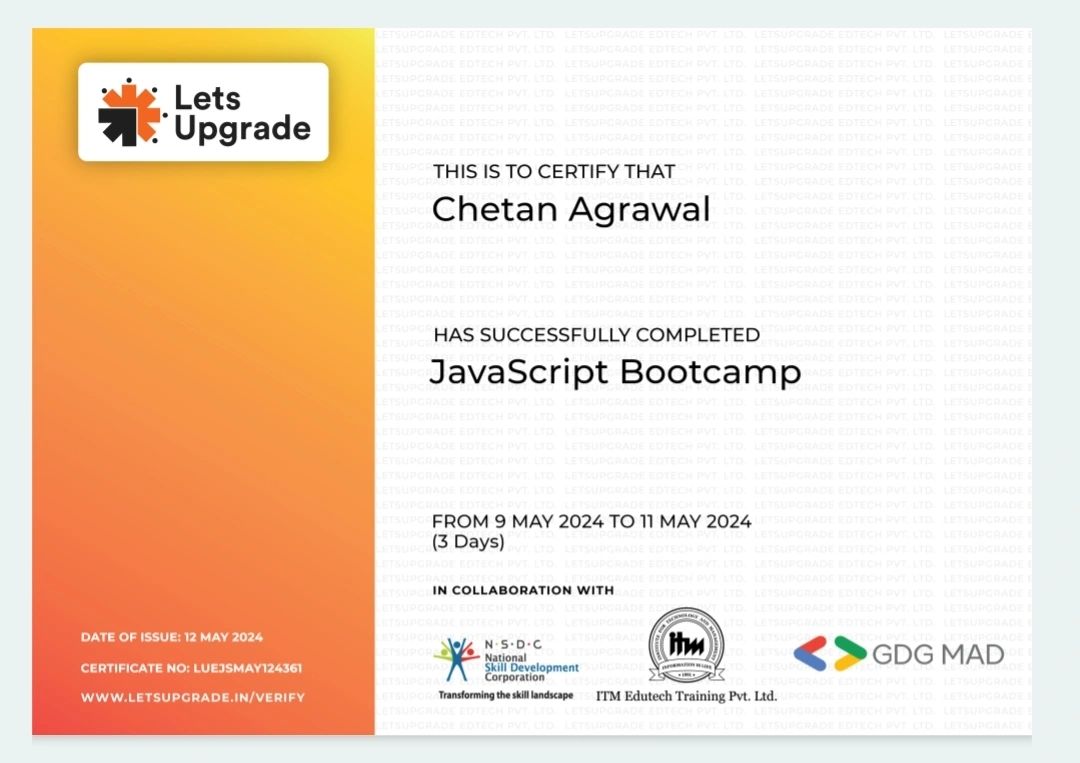Chetan Agrawal on LinkedIn: I'm thrilled to share that I've completed 3 ... Chetan Agrawal on LinkedIn: I'm thrilled to share that I've completed 3 ...