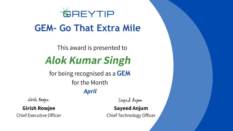 ALOK KUMAR SINGH on LinkedIn: #gem ALOK KUMAR SINGH on LinkedIn: #gem
