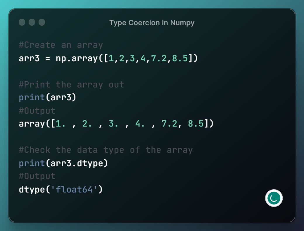 Can Arslan on LinkedIn: #python #pythonprogramming #numpy #typecoercion ... Can Arslan on LinkedIn: #python #pythonprogramming #numpy #typecoercion ...