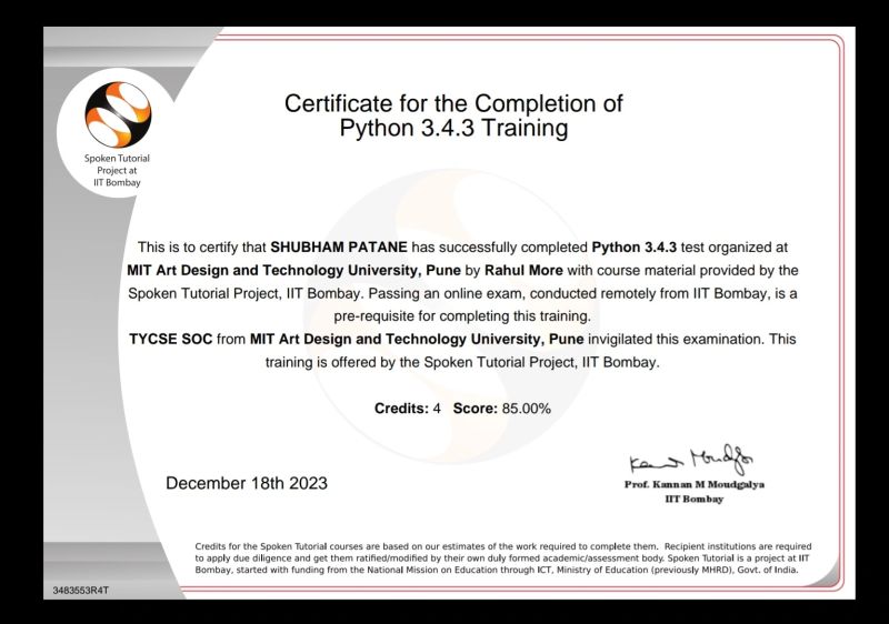 Shubham Patane on LinkedIn: #pythonprogramming #mitadtuniversity Shubham Patane on LinkedIn: #pythonprogramming #mitadtuniversity