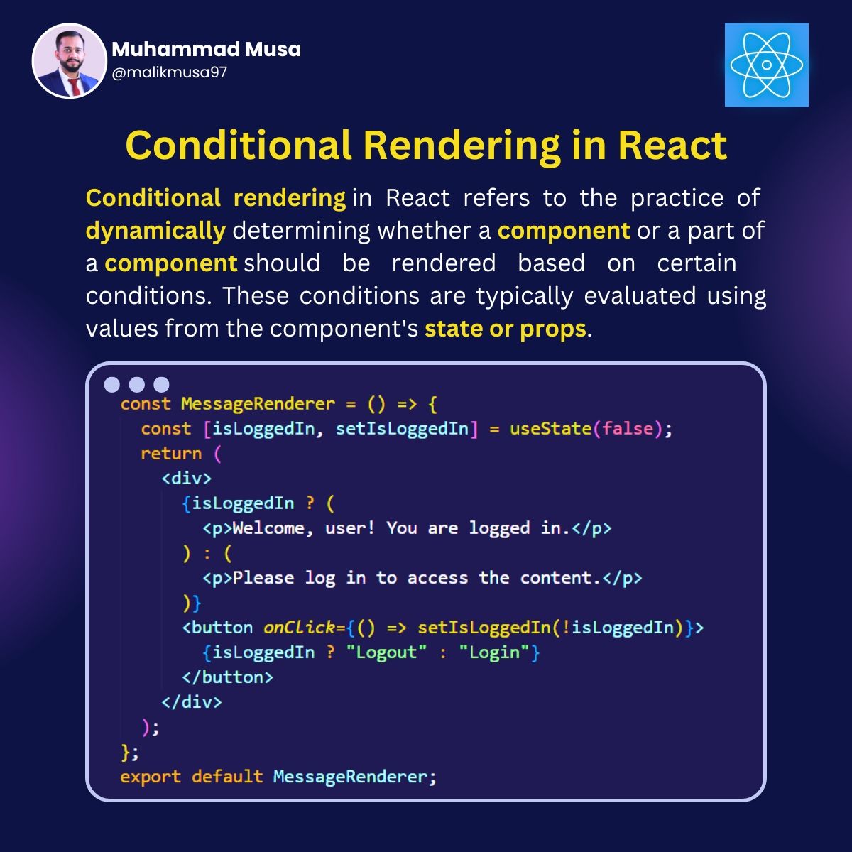 Muhammad Musa Khan on LinkedIn: #react #reactjs #nodejs # ... Muhammad Musa Khan on LinkedIn: #react #reactjs #nodejs # ...