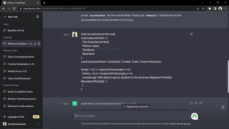 Toluwalase Bewaji on LinkedIn: #learncoding #javascript # ... Toluwalase Bewaji on LinkedIn: #learncoding #javascript # ...