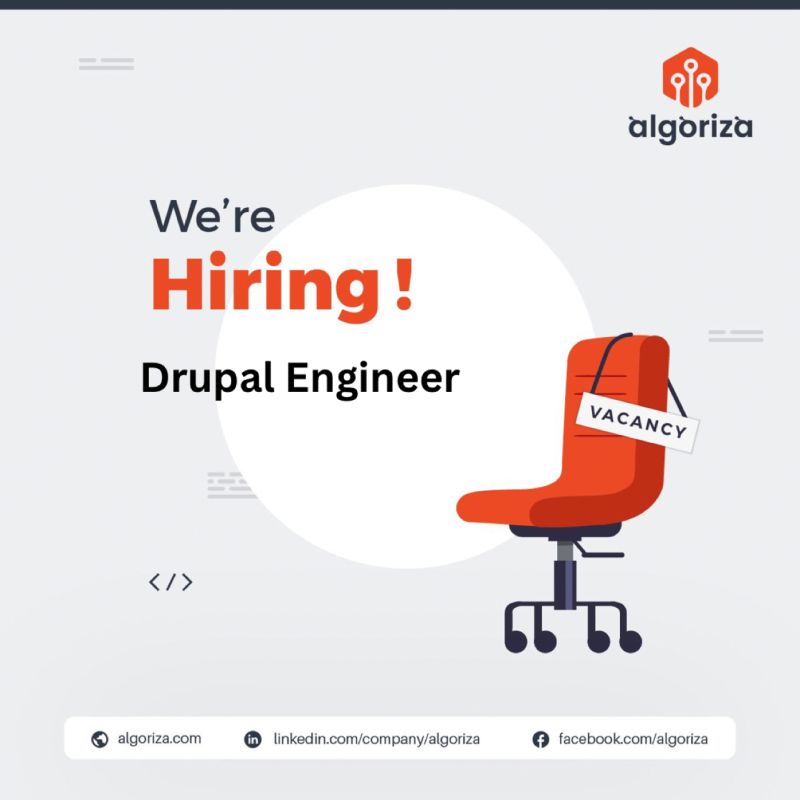 Algoriza on LinkedIn: Available vacancy: Drupal Engineer Type: Full ... Algoriza on LinkedIn: Available vacancy: Drupal Engineer Type: Full ...
