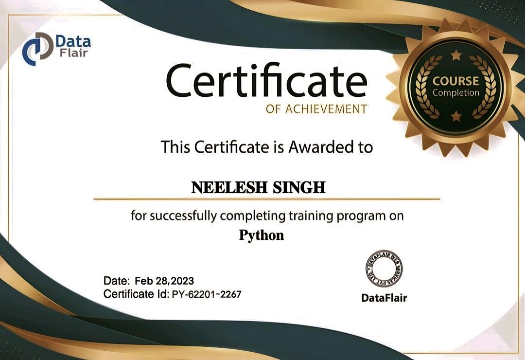 Neelesh Singh Choursiya on LinkedIn: #python #problemsolving #projects ... Neelesh Singh Choursiya on LinkedIn: #python #problemsolving #projects ...