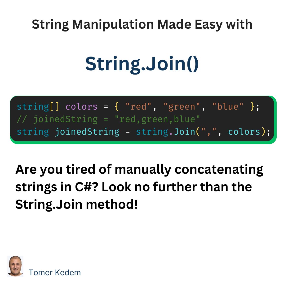 Tomer Kedem on LinkedIn: #csharp #programming #developer Tomer Kedem on LinkedIn: #csharp #programming #developer