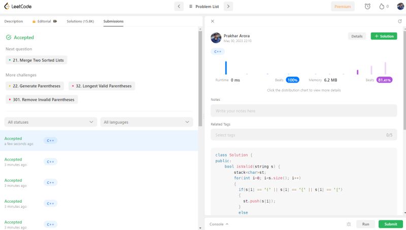 Prakhar Arora on LinkedIn: #connections #day54 #leetcode #day54 ... Prakhar Arora on LinkedIn: #connections #day54 #leetcode #day54 ...