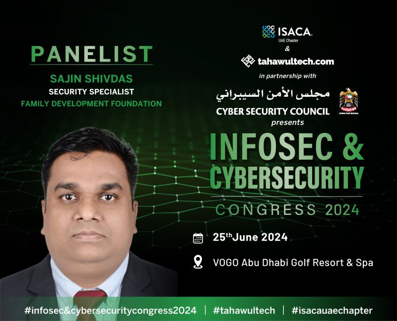 Sajin Shivdas on LinkedIn: #isacauaechapter # ... Sajin Shivdas on LinkedIn: #isacauaechapter # ...