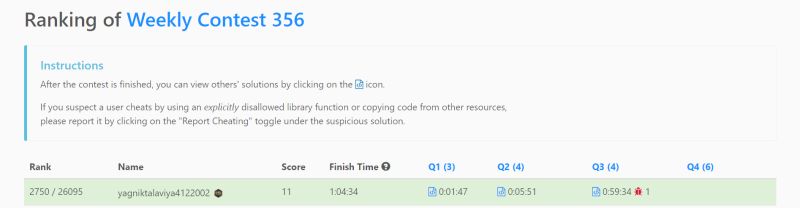 Yagnik Talaviya on LinkedIn: #leetcode #leetcode2023 #dsa #coding # ... Yagnik Talaviya on LinkedIn: #leetcode #leetcode2023 #dsa #coding # ...