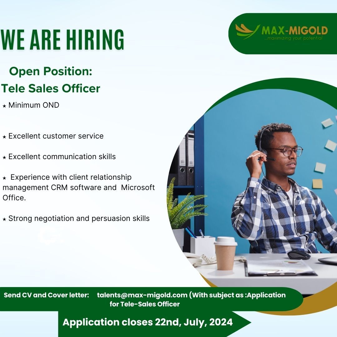 Max-Migold on LinkedIn: Join our dynamic team and make an impact! Apply ... Max-Migold on LinkedIn: Join our dynamic team and make an impact! Apply ...