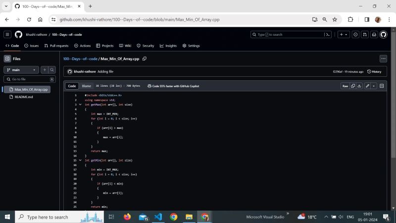 Khushi Rathore on LinkedIn: #100daysofcode #codingchallenge #cplusplus ... Khushi Rathore on LinkedIn: #100daysofcode #codingchallenge #cplusplus ...